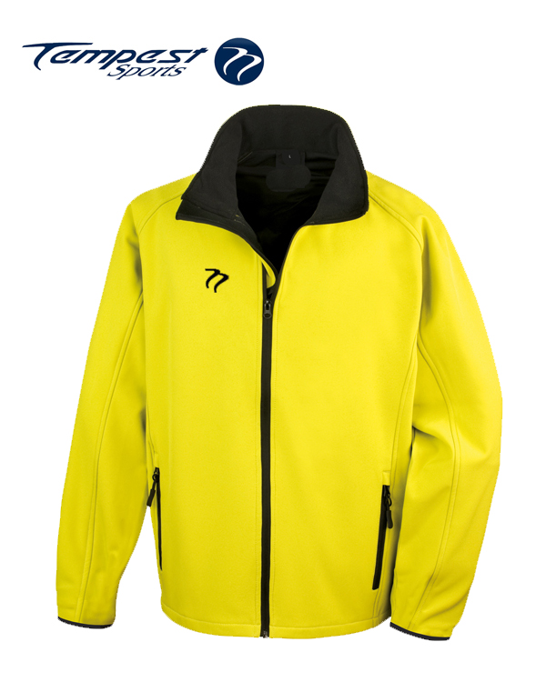 Tempest Yellow Black Soft Shell Womens Jacket - The Hockey People